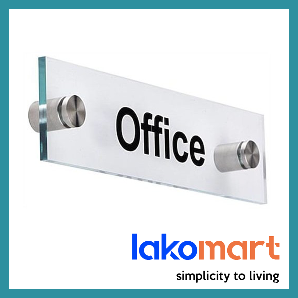 4pcs Stainless Steel Glass Spacer Hollow Advertising Signage Standoff ...
