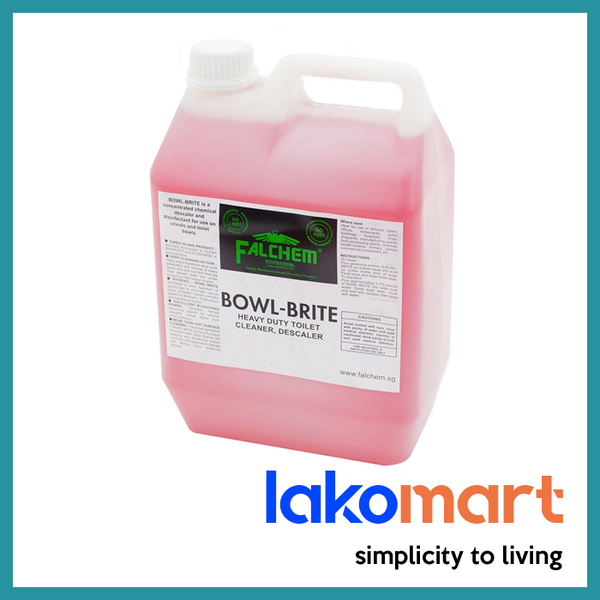 FALCHEM Bowlbrite Heavy duty Toilet Cleaner Descaler [1ltr/ 5 ltr ...