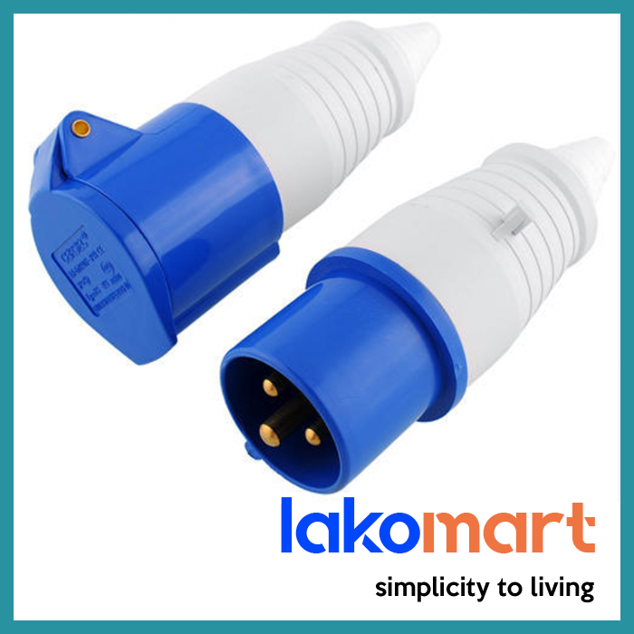 Industrial Power Plug Connector Socket (Blue/ Red/ Yellow) (Male/ Fema ...