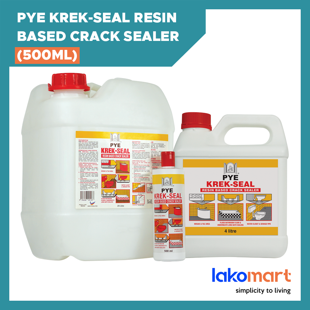 PYE KREK-SEAL Resin Based Crack Sealer (500ML) – lakomart.sg