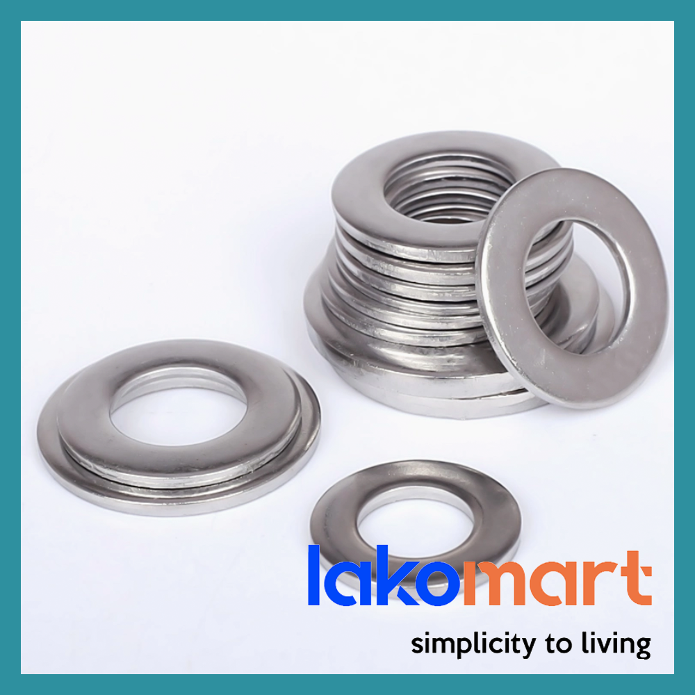 Stainless Steel 304 Flat Washer (10pcs per order) – lakomart.sg