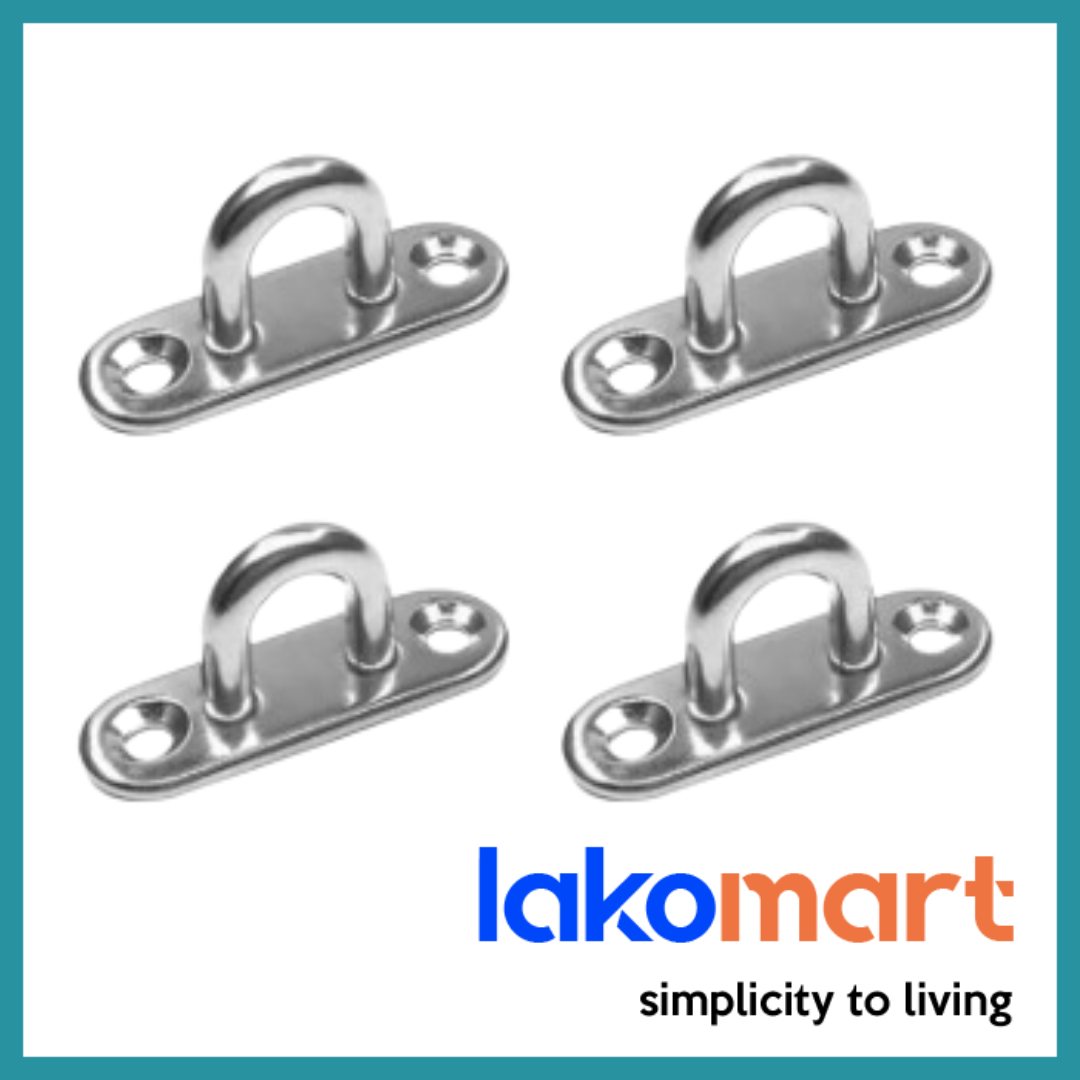 Stainless Steel Oblong Pad Oval Eye Plate (5-9mm) – lakomart.sg