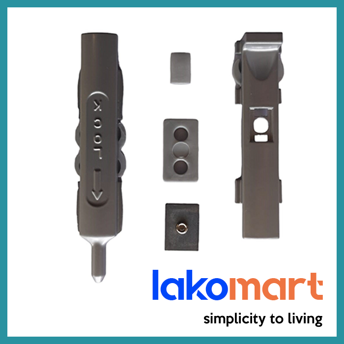HDB BTO Aluminium Casement Window Flush Bolt Latch Lock – lakomart.sg