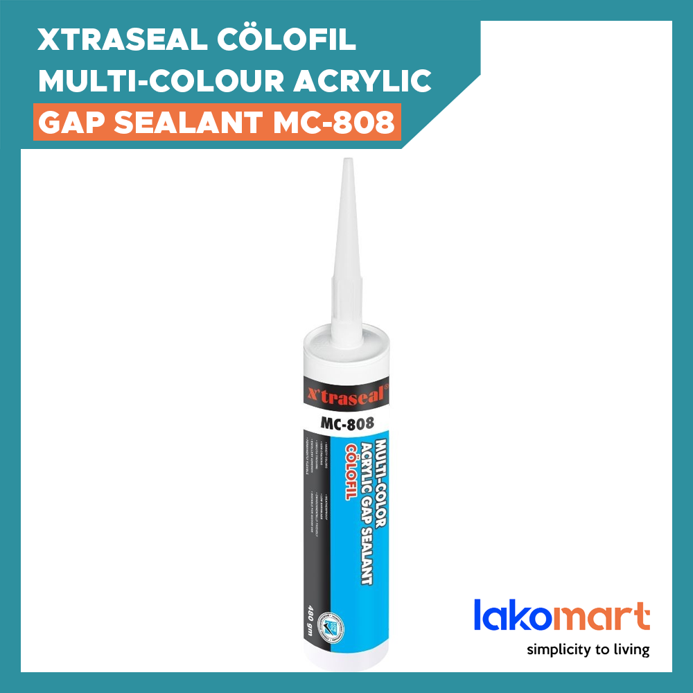 XTRASEAL MC-808 Colofil Multi-Color Acrylic Gap Sealant 480g - Paintab – lakomart.sg