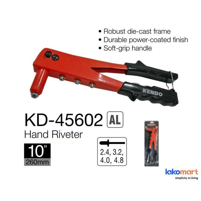 KENDO Long Nose Hand Riveter [4562] – lakomart.sg