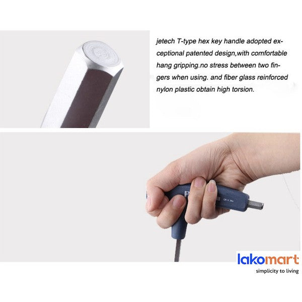 T-Handle Ball Point Allen Key (2-10mm) – lakomart.sg